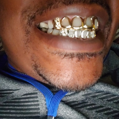 Silver Grillz 925 Sterling Silver Teeth Real Open Face Silver Grill - Etsy