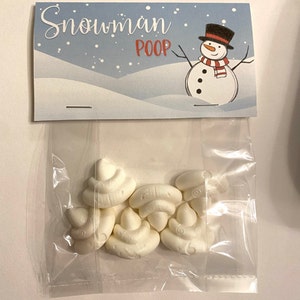 Snowman Soup Bag Toppers for Christmas & Winter Parties Happy | Etsy