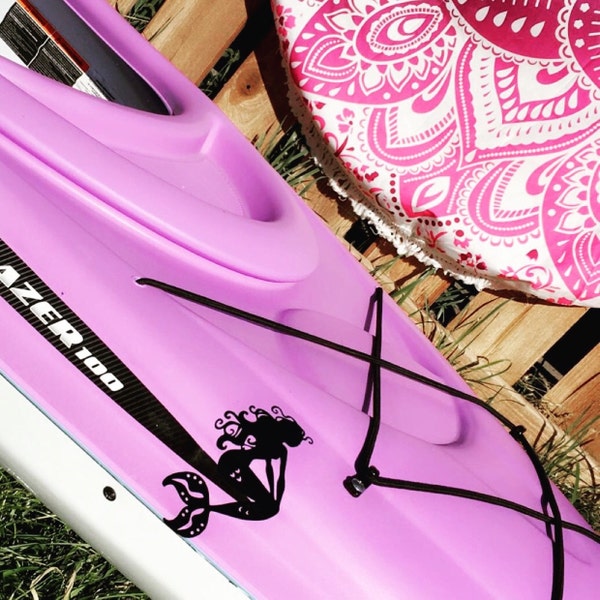 Sitting Mermaid Vinyl Decal Sticker - Etsy