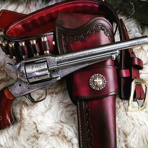 Replica of Johnny Ringo Holster & Belt shown as a Right or a Left Hand ...