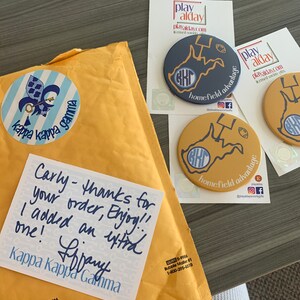 Kappa Kappa Gamma LSU Homefield Advantage Gameday Button - Etsy