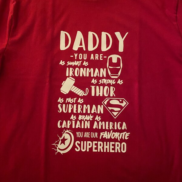 Superhero Daddy SVG Dad Hero File Silhouette Cut File Cricut Clipart ...