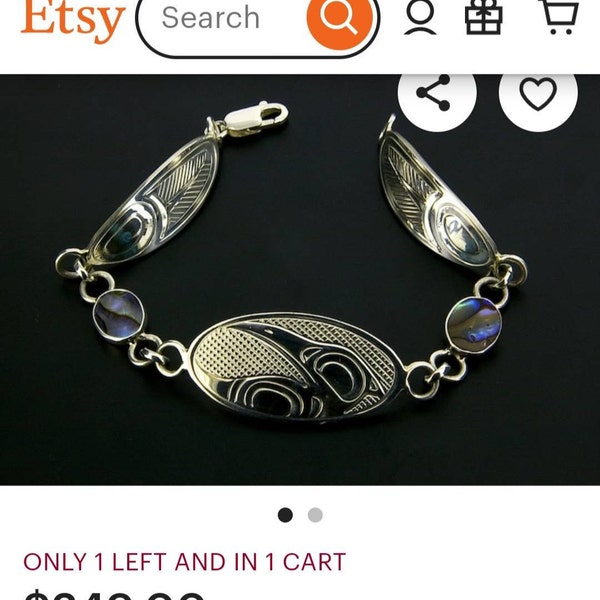 Unisex Otter Cuff Bracelet With Sea Urchin Hand-engraved Sterling - Etsy