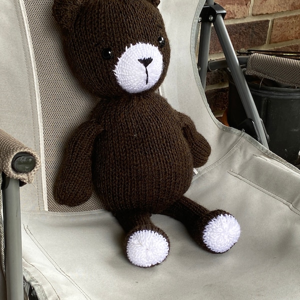 Teddy Bear - Circular Knitting Machine Pdf Pattern - Sentro Addi ...