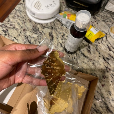 Ice Cream Cone Magnets, Personalized Birthday Favors, Personalized ...