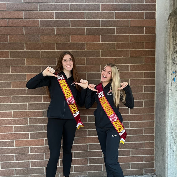 2026 "the Champion Pro" Sports Senior Night Sashes With Chevron Tails ...