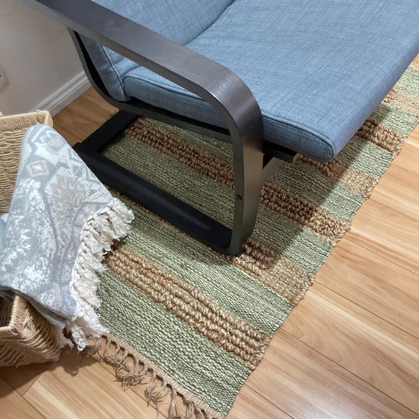 Hemp Jute Runner Rug, Stair Jute Runner, Kitchen Jute Runner Hallway ...