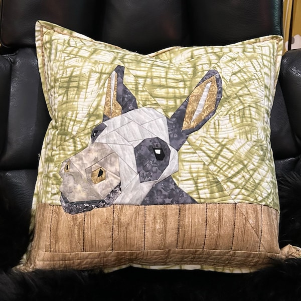 Donkey - Almost Farmous Collection - Foundation Paper Pieced Quilt ...