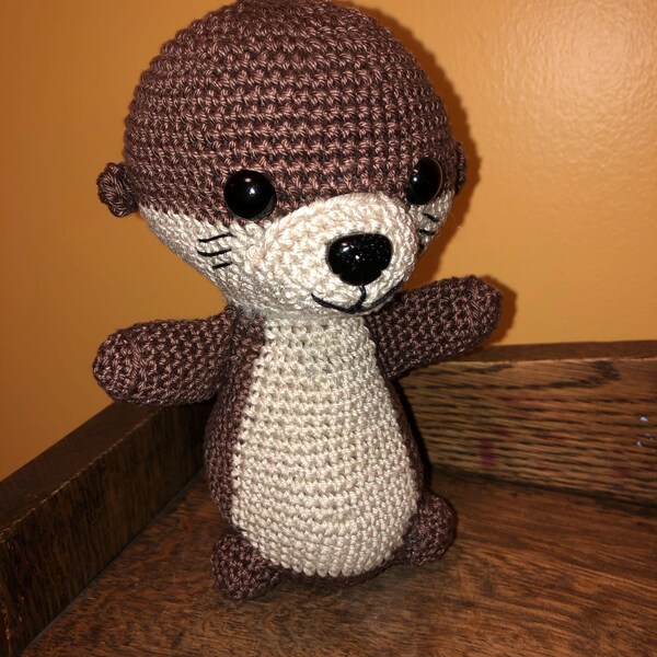 Baby Otter Crochet Amigurumi Pattern - Instant Download PDF Pattern ...