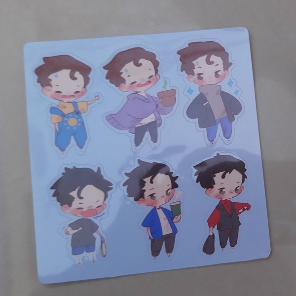 DBH | Detroit Become Human - Gavin and Connor Sticker Sheet - Etsy