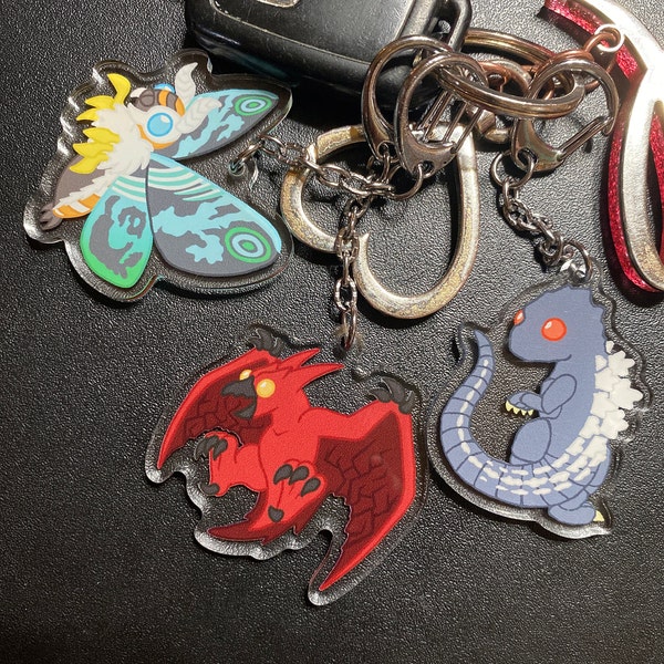 Godzilla Charm - King Ghidora - Mothra - Mecha King Ghidorah ...