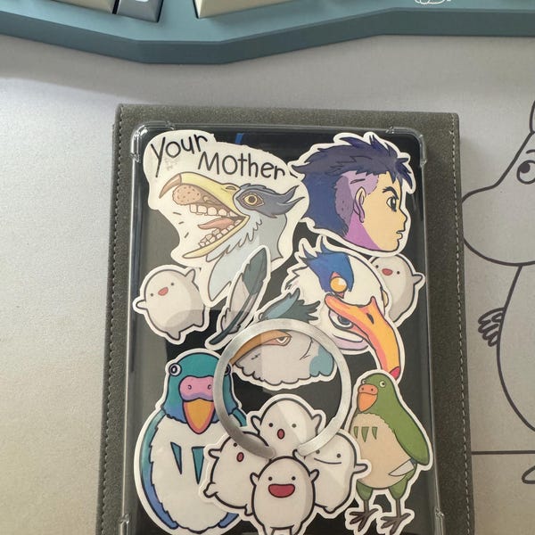 Sticker Pack Set of 6 Boy and the Heron Inspired Matte Vinyl Stickers ...