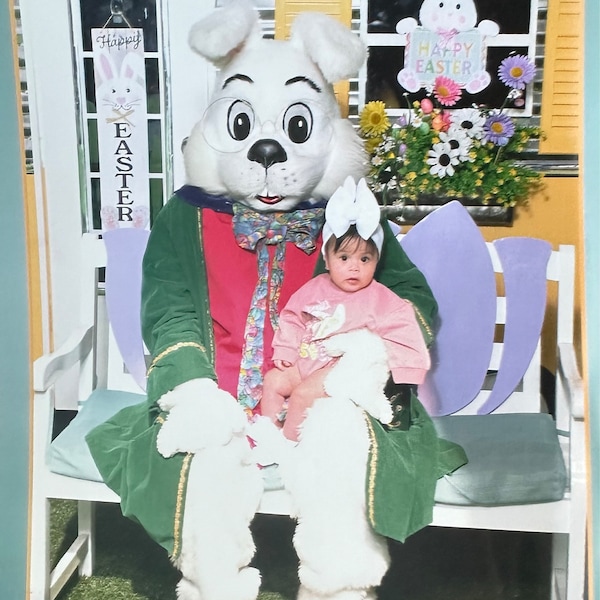 Easter Bunny Head Wrap, Bunny Headband, Easter Head Wrap, Easter Bunny ...