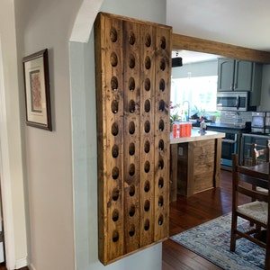 French Riddling Rack Wine Rack Riddling Rack 40 Bottle | Etsy