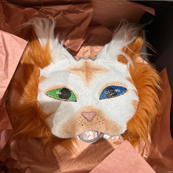 Orange Tabby Cat Mask - Replica Made to Order Commission - Etsy
