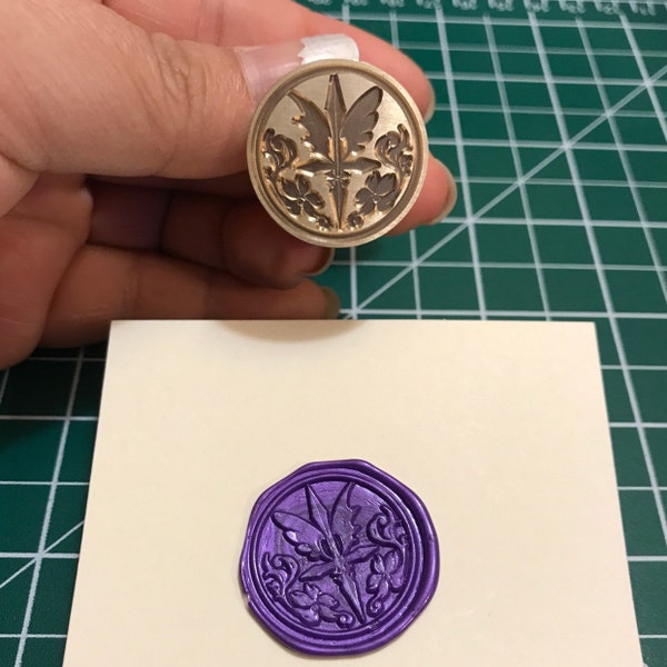 S1302 Flower Sword Wax Seal Stamp , Sealing Wax Stamp, Wax Stamp ...