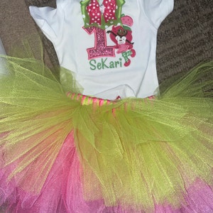 Despicable Me Minion girls birthday tutu set. 1st birthday | Etsy