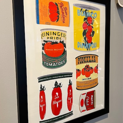 Tinned Fish Print Tinned Fish Poster Kitchen Print - Etsy