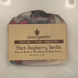 Black Raspberry Vanilla Soap Vegan Soap Homemade Soap - Etsy