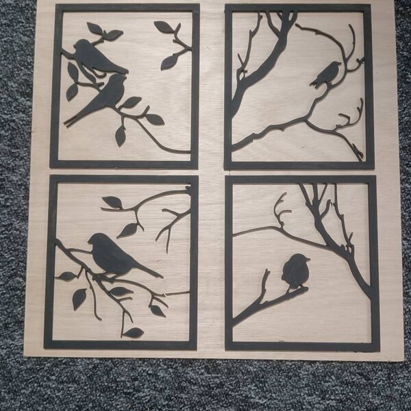 Tree of Life Panel, Vector Laser Cut Files SVG DXF, Home Wall Art Decor ...