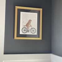 Rabbit on Bike Nursery Decor Illustration Art Print Childrens - Etsy