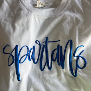 Puff Vinyl Sweatshirt CUSTOMIZABLE Sports School Spirit Gift Trendy ...