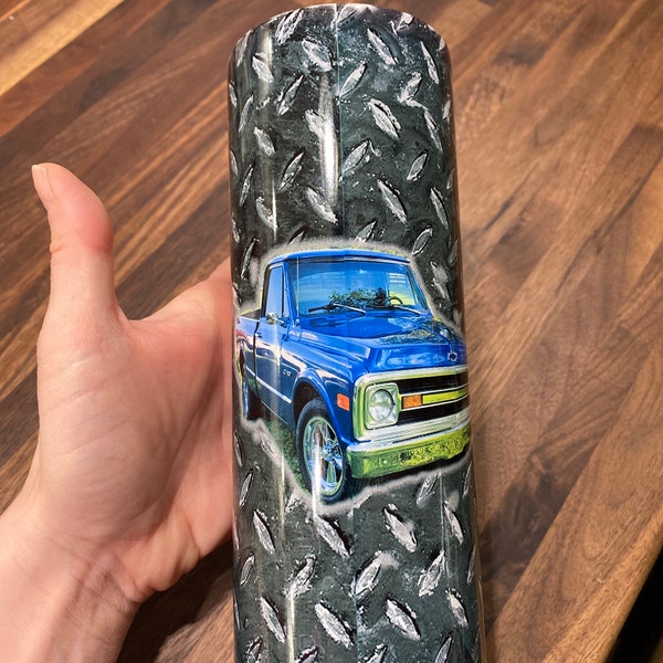 Chevy Animal Print 20 Oz. Straight Tumbler Template Multiple Colors - Etsy