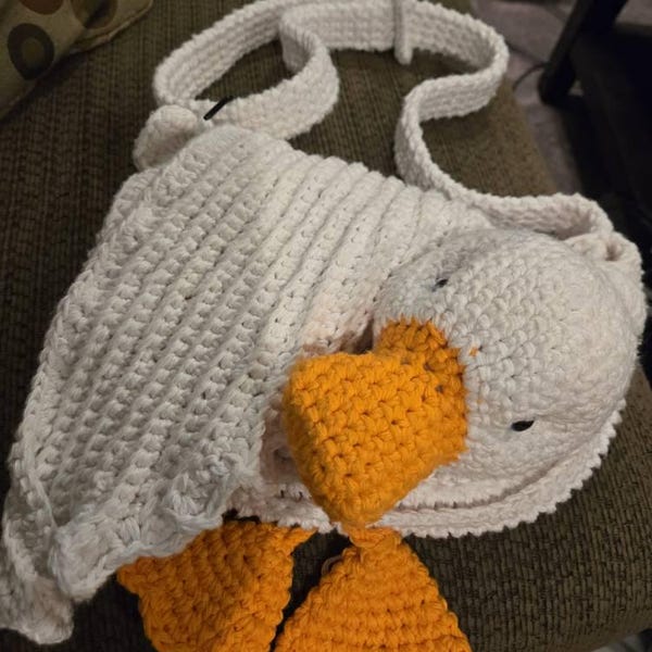 Crochet Duck Bag Pattern PDF – DIY Animal Purse Instructions – US Terms ...