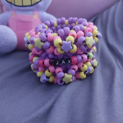 Kinger Perler Keychain, the Amazing Digital Circus Kandi Accessory - Etsy