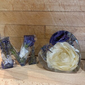 Upright Heart Sizes Wedding Keepsake Flower Preservation - Etsy