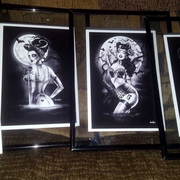 Gothic Art,zombie Art, Gothabilly, Rockabilly Zombie Girls ,graveyard ...