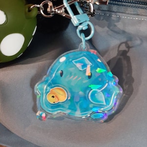 Holographic Slime Rancher Slime Shaker Charm Keychain - Etsy