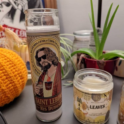Saint Lebowski His Dudeness Candle - Etsy