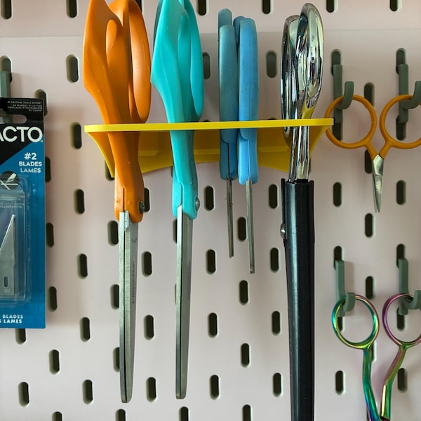 4 Slot Horizontal Scissors/plier Holder | Tool Storage for Snips ...