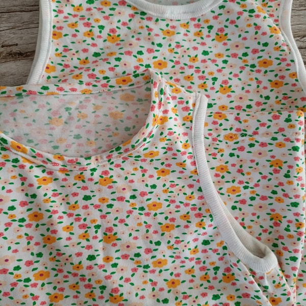 Kids' Top Tank Sewing Pattern, Toddler Sleeveless Unisex T-shirt PDF ...