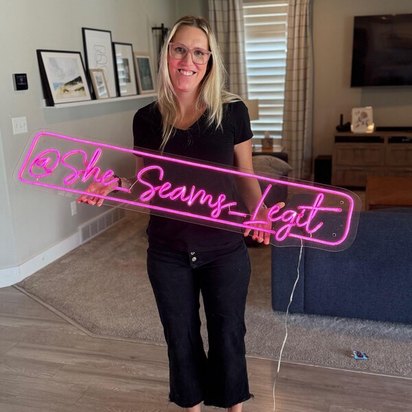 Christmas Santa Neon Sign | Custom Neon Sign | Christmas Sign | Santa ...