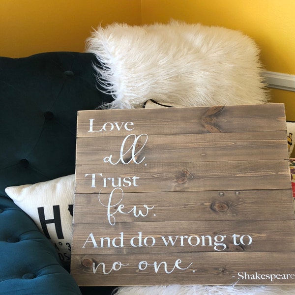 Made to Order Farmhouse Wall Art Rustic Wooden Distressed Sign Bless ...