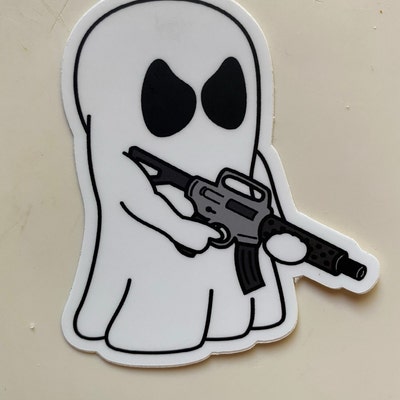 Ghost Gun Sticker - Etsy