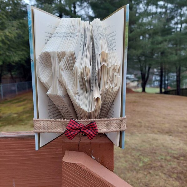 Personalised Book Folding Pattern Instructions. Customised Book Folding ...