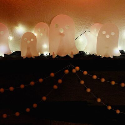 Spooky Ghost Shape Acrylic Cutout Halloween Blanks - Etsy