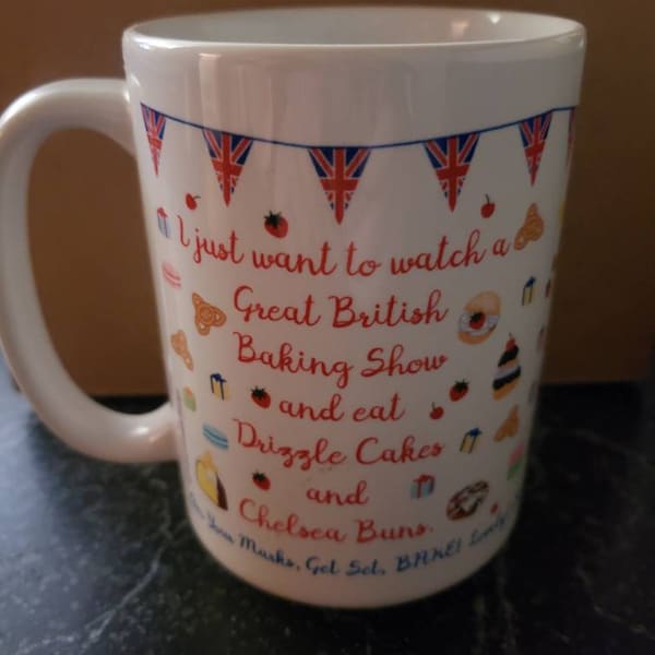 The Great British Bake off Mug, the Great British Baking Show Mug, on ...