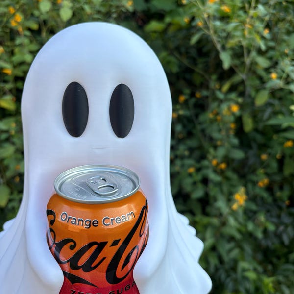 Ghost Coke - Ghost Diet Coke - Viral Ghost Coke Can – Trending Ghost Coca-cola Can – Spooky ...