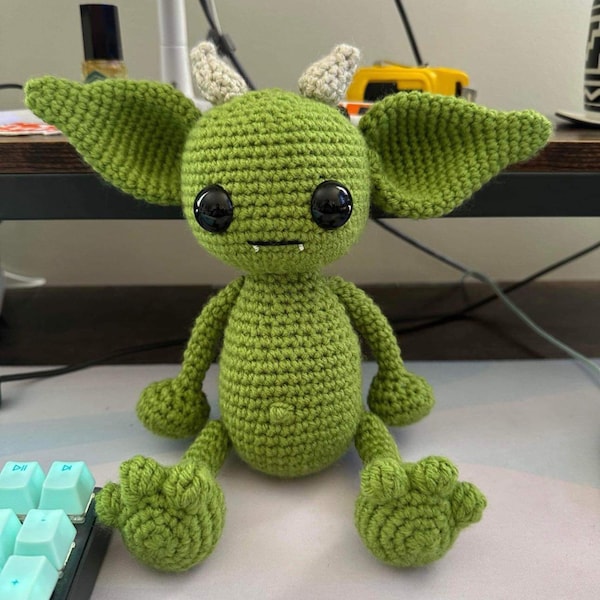 Goober the Goblin (crochet PATTERN PDF ONLY) - Etsy