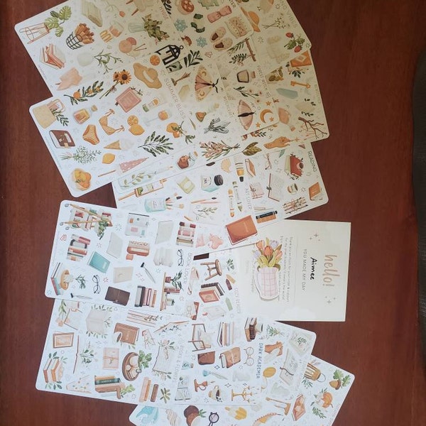 Sticker Sheet Art Lover Sticker | Art Supplies Sticker Sheet | Artist ...