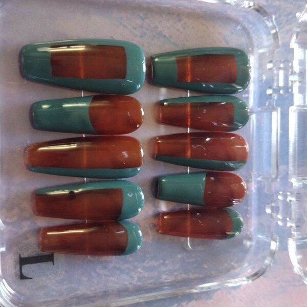 Blind Nail Box, Two/three Sets of Press-on Nails, Mystery Box, Gothic ...