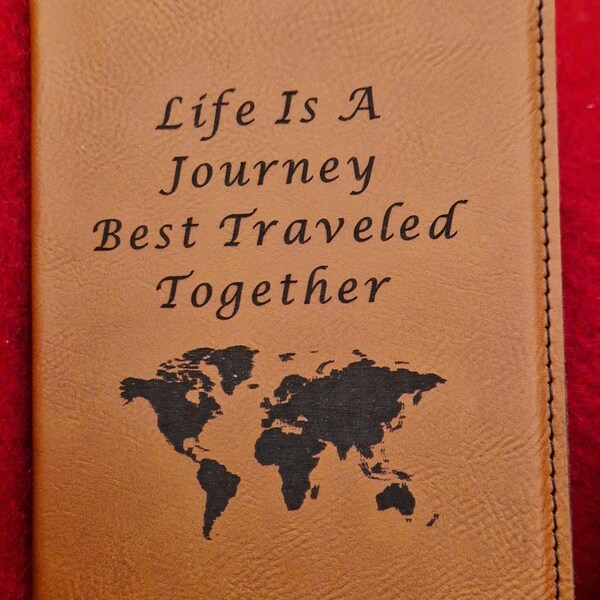 MINI - PORTFOLIO Personalized Leather With Notepad, 7" X 9" Customized ...