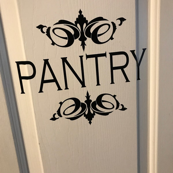 Pantry Sticker - Vinyl Wall Art, Graphics, Lettering, Decals, Stickers ...