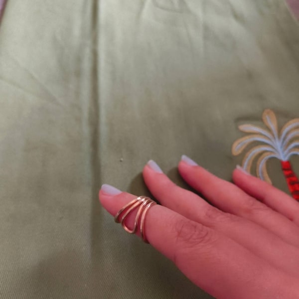 Lateral Deviation Arthritis Splint Ring, Adjustable Brass, Bronze ...