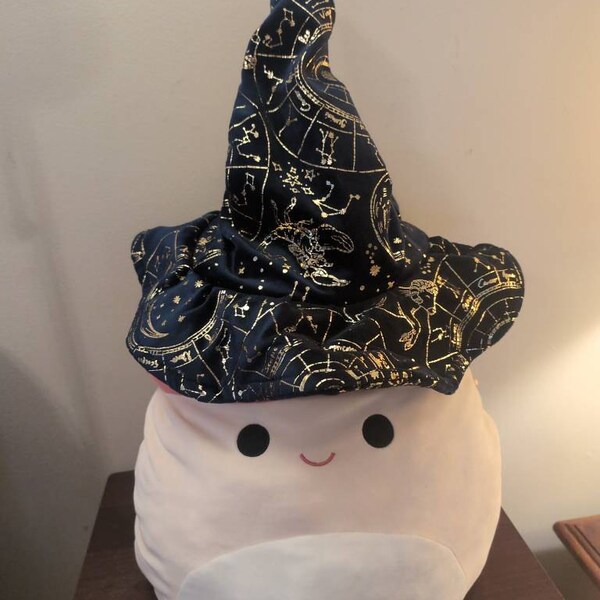 Slouchy Witch Hat | Astrology Halloween Wizard Costume | Fairy Pixie ...