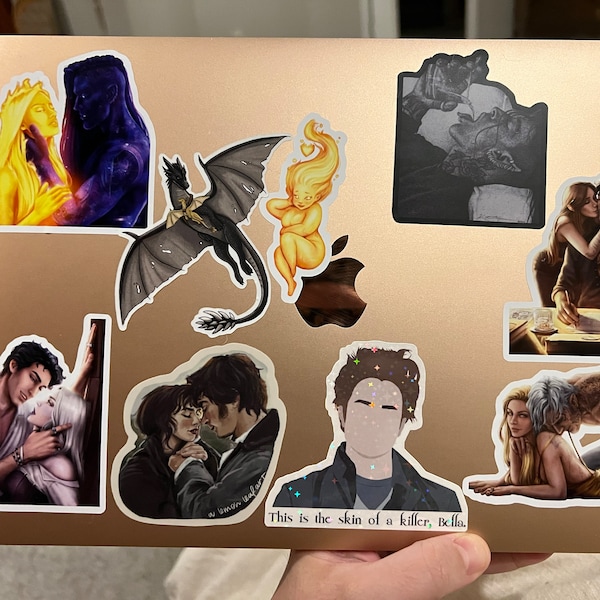 Twilight Edward Cullen Sparkly Sticker, Laptop, Notebook, Indoor Use ...